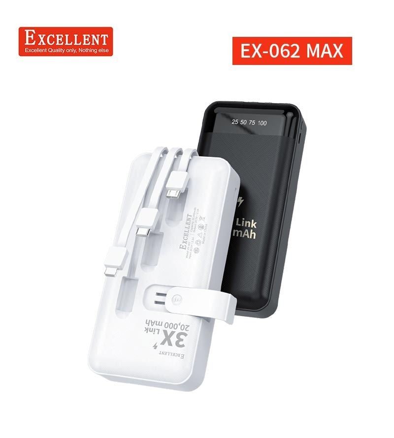 EXCELLENT ex-062 20,000mAh power bank – kniezOn Uganda