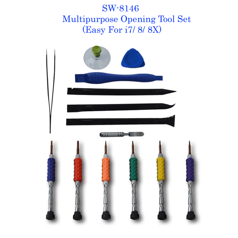 SW-8146: 14-in-1 Mobile Repair Toolkit for Android Phones & Tablets ...